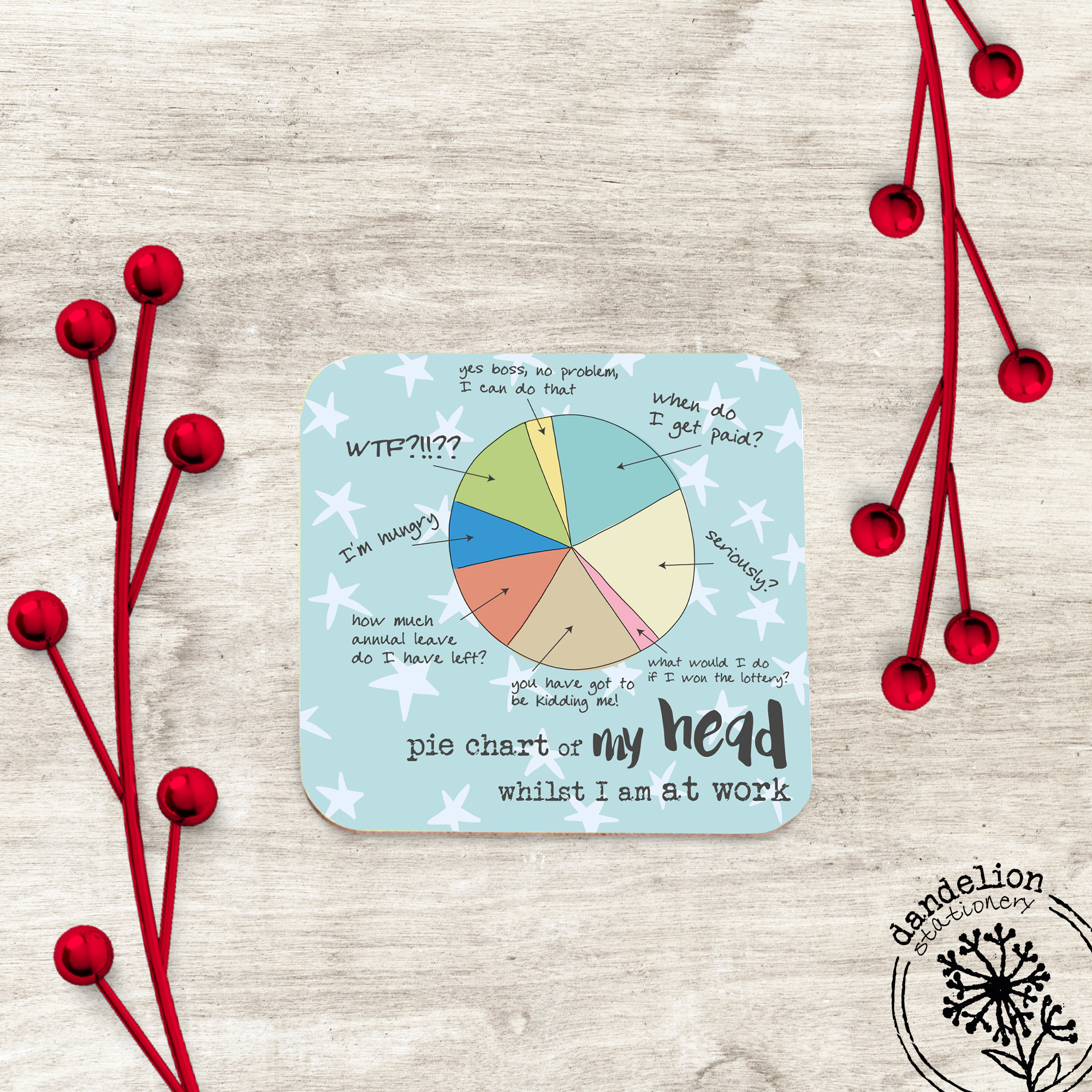 Work Coaster COA119 Funny Work Gift Work Present - Etsy UK