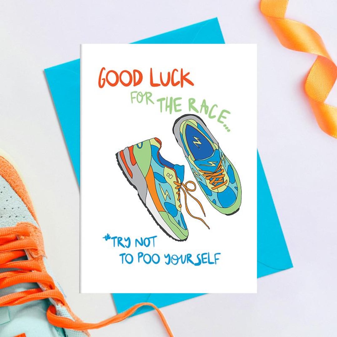 Running Good Luck Card (MS3711) Race Day Card - Good Luck for the Run ...