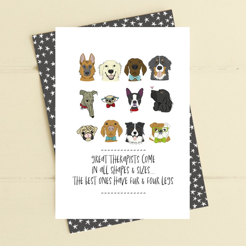 Funny Dog Card - Etsy UK