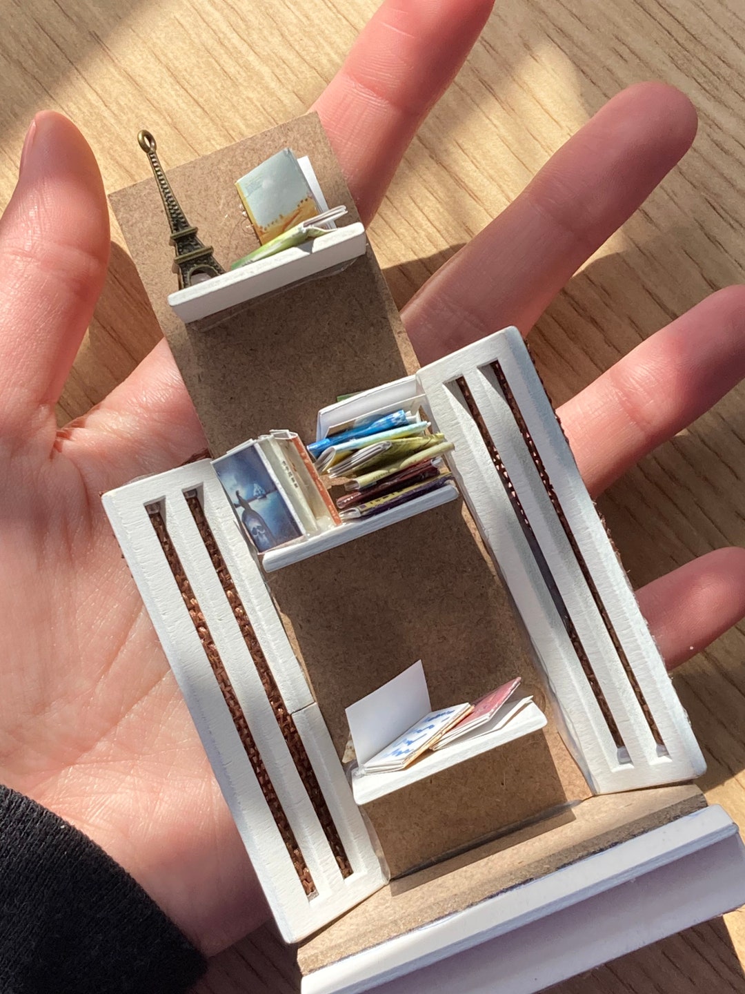 Bookshelf || Doll House Miniature - Etsy Österreich