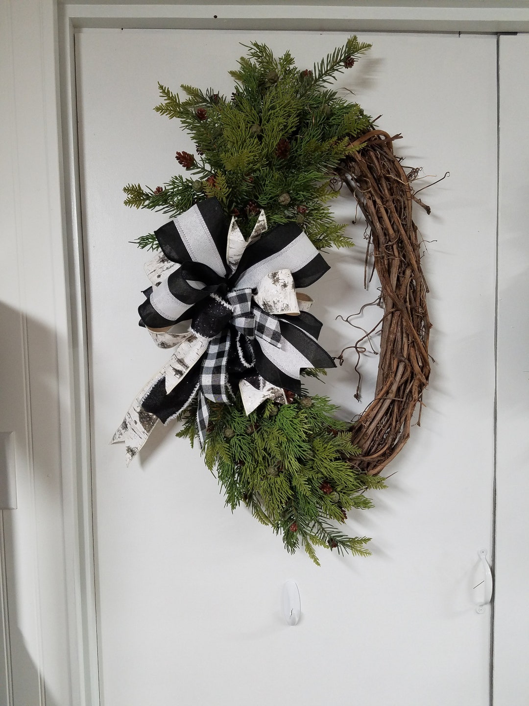 Everyday Wreath, Winter Wreath, Greenery Wreath - Etsy