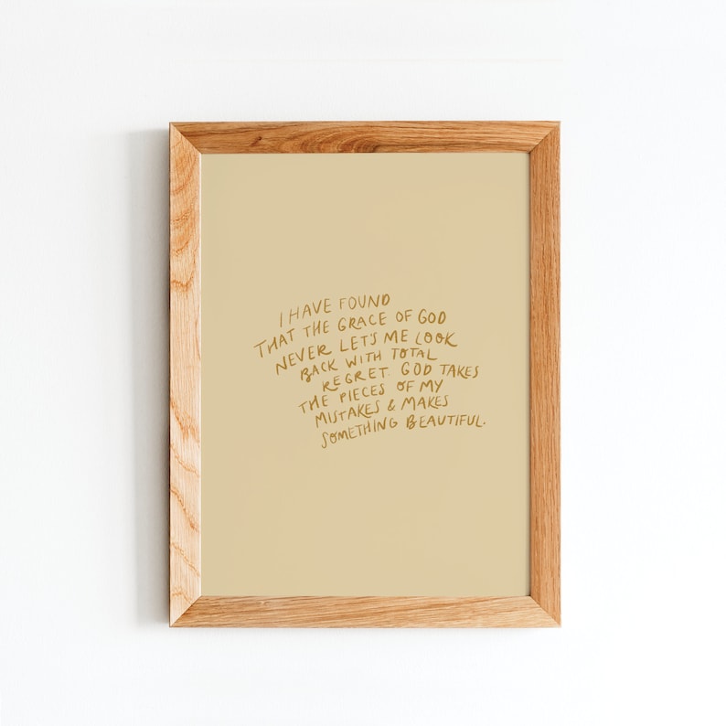 SOMETHING BEAUTIFUL Christian Quote Digital Print - Etsy