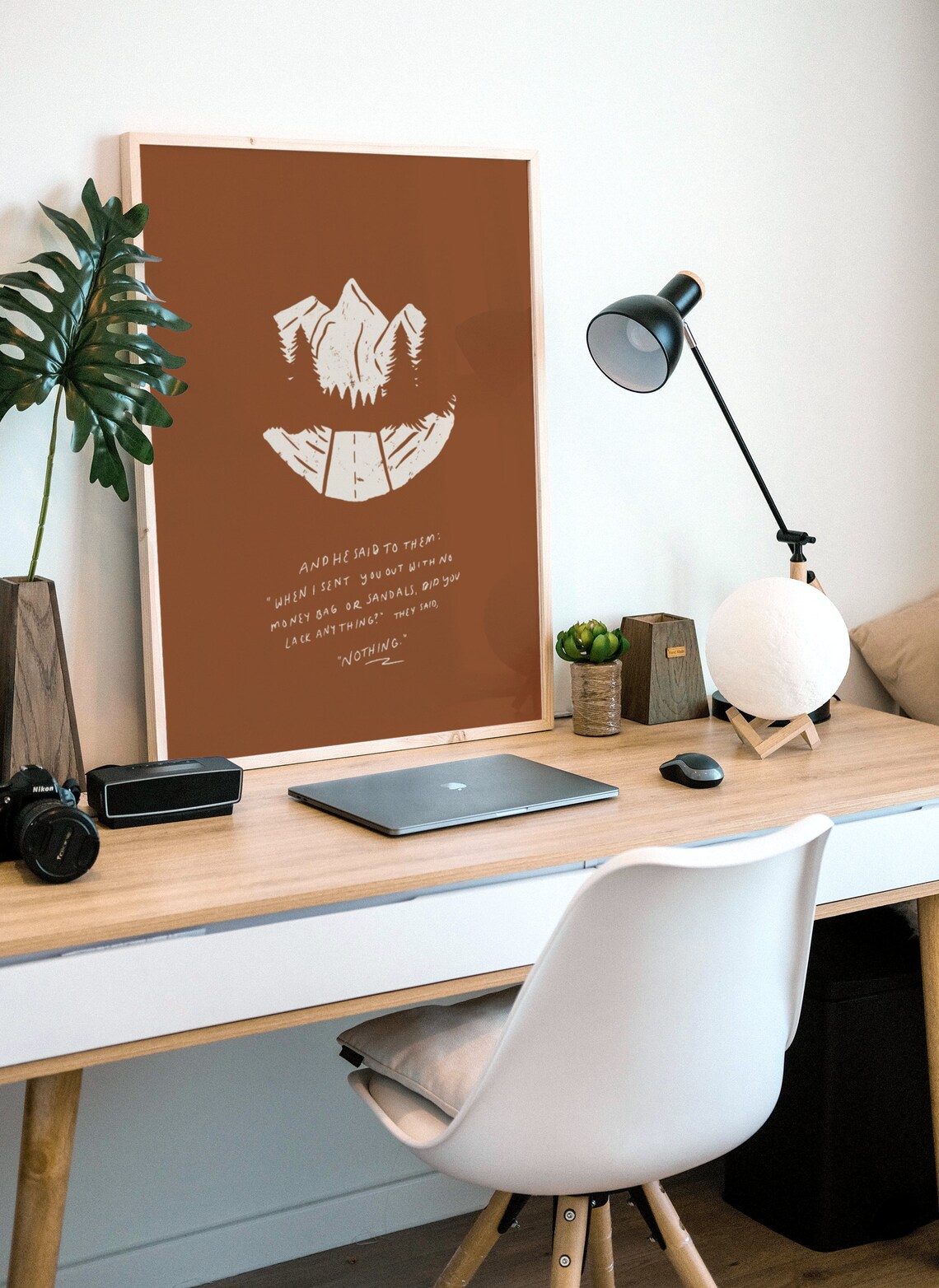 LACKING NOTHING Scripture Digital Print Christian Wall Art Printable ...