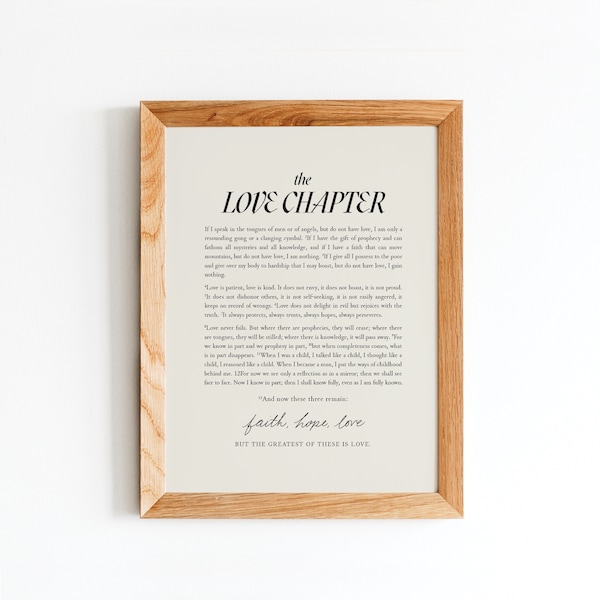 Love Chapter - Etsy
