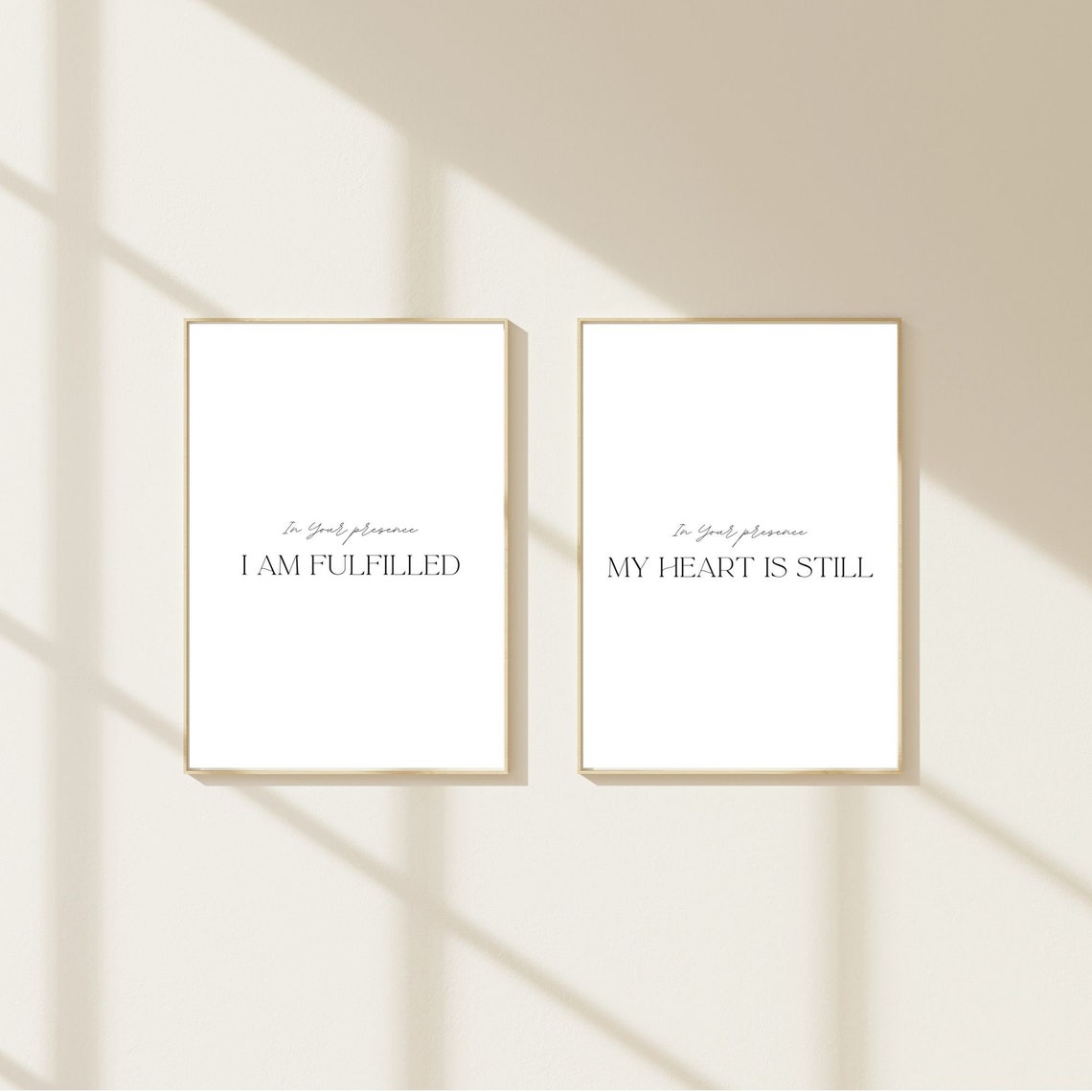 Christian Scripture Art Set of 3, Instant Download, Hymn Lyrics ...