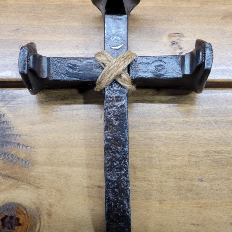 Railroad Spike Cross - Etsy
