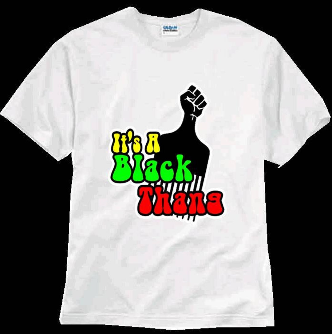 It's A Black Thang Afro Pick Slogan by Truly Black - Etsy