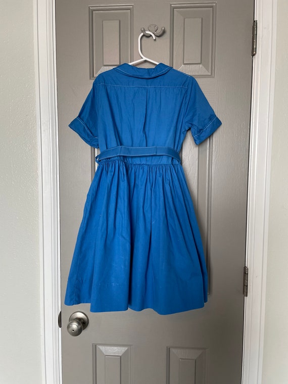 Vintage Girls 6-7 year Fit and Flare Dress - Gem