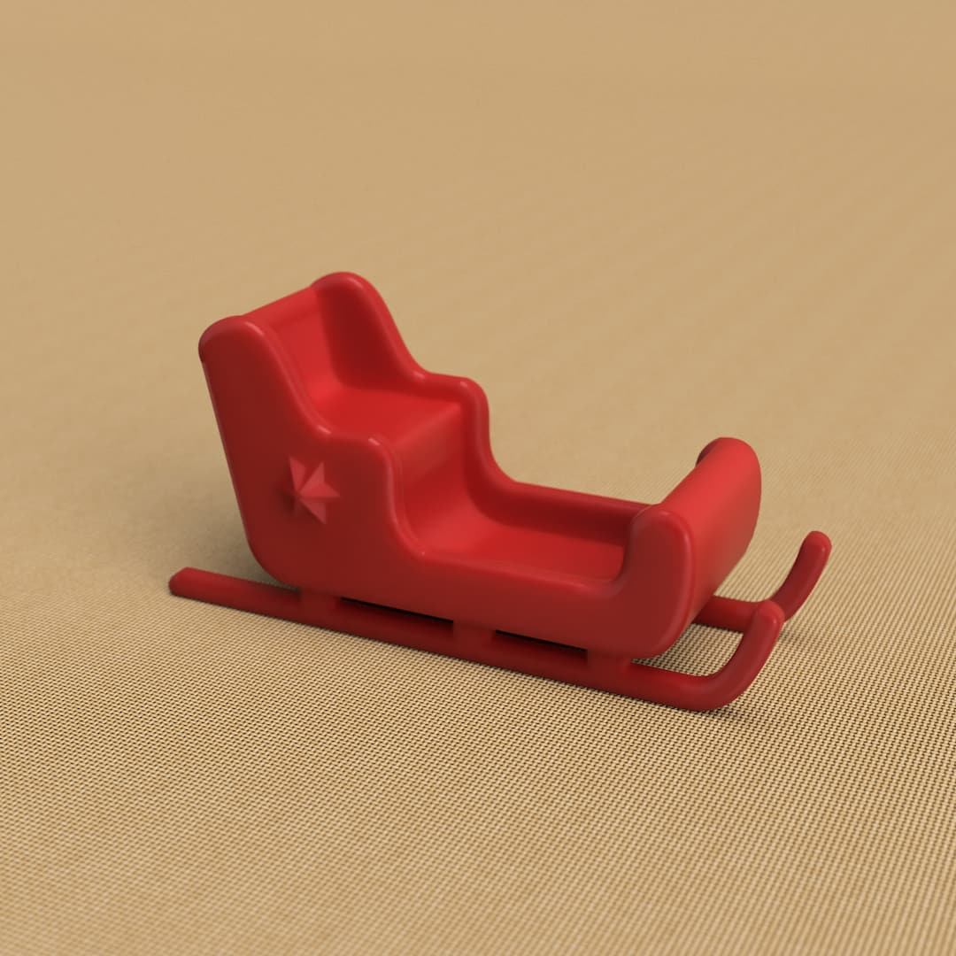 Santas Sleigh (stl-file for 3D Printing) - Etsy