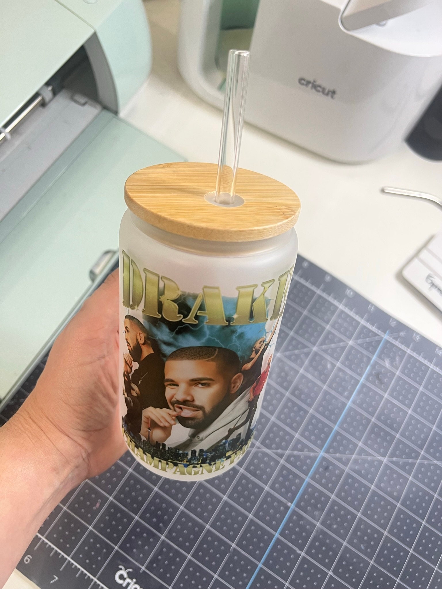 Drake Glass Can Drake Cup Drake Gifts - Etsy