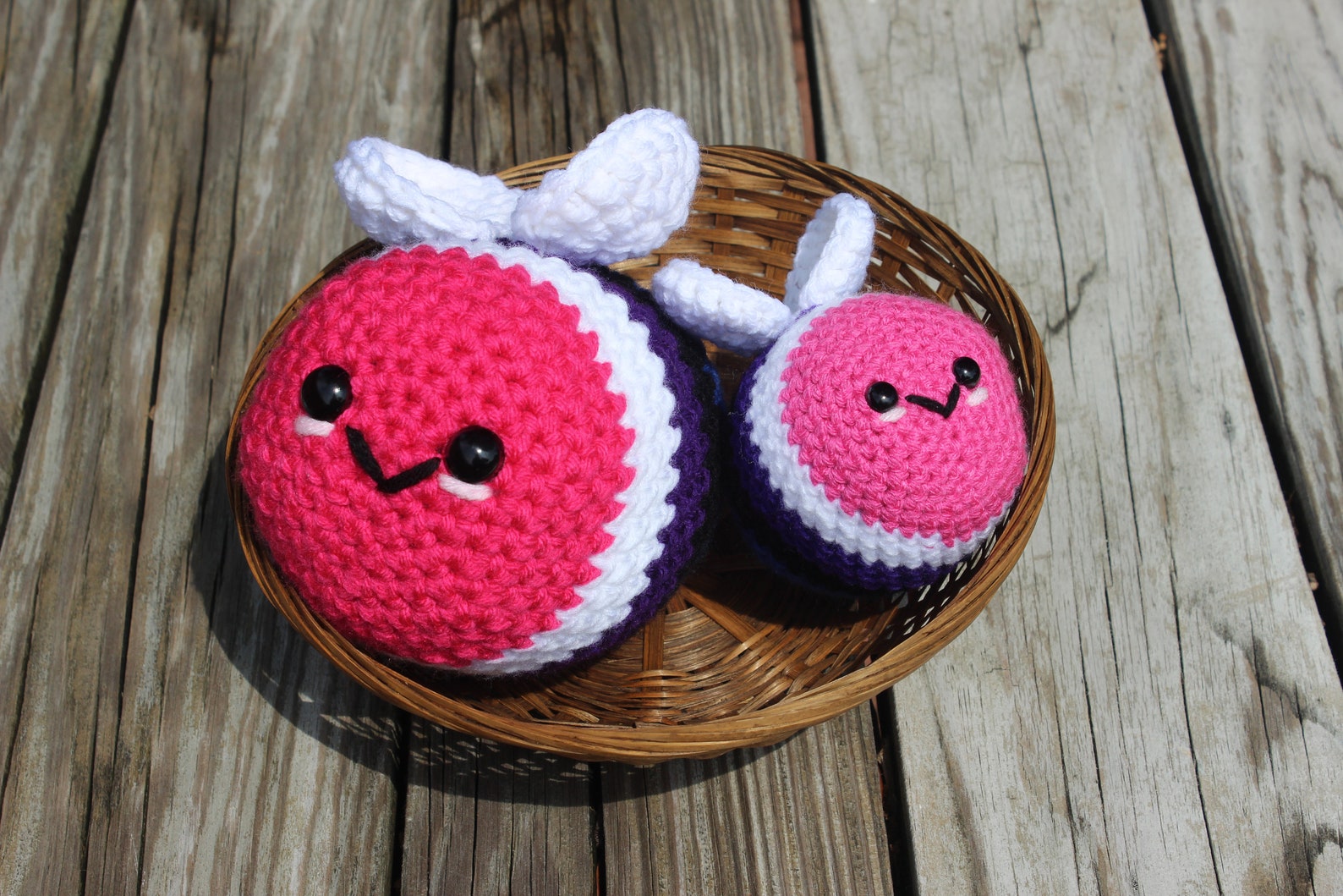 Crochet Genderfluid Pride Bee Plush Amigurumi LGBT Trans Queer - Etsy