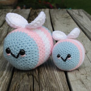 Crochet Trans Pride Bee Plush Amigurumi LGBT Queer - Etsy