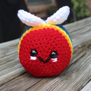 Crochet Genderfluid Pride Bee Plush Amigurumi LGBT Trans Queer - Etsy