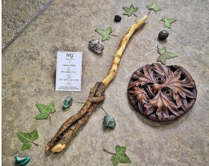 Ivy Ritual Ogham Wand Magical Forest Tools Hand Made to Order With ...
