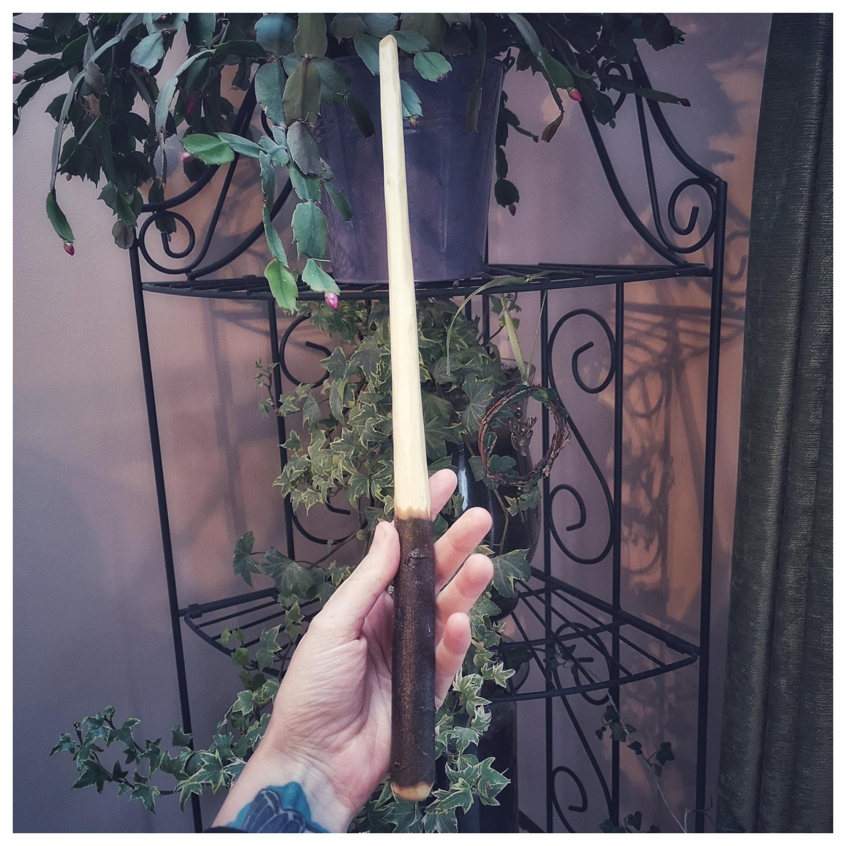 Willow Salix Ritual Ogham Wand Magical Forest Tools Hand Made to Order ...