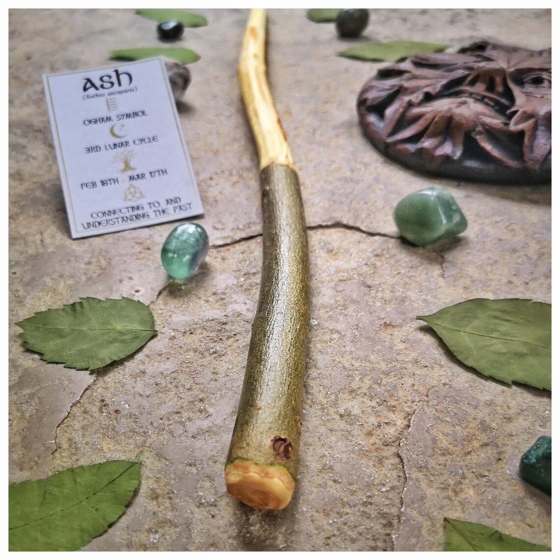 Ash Tree of Life Ritual Ogham Wand Magical Forest Tools - Etsy