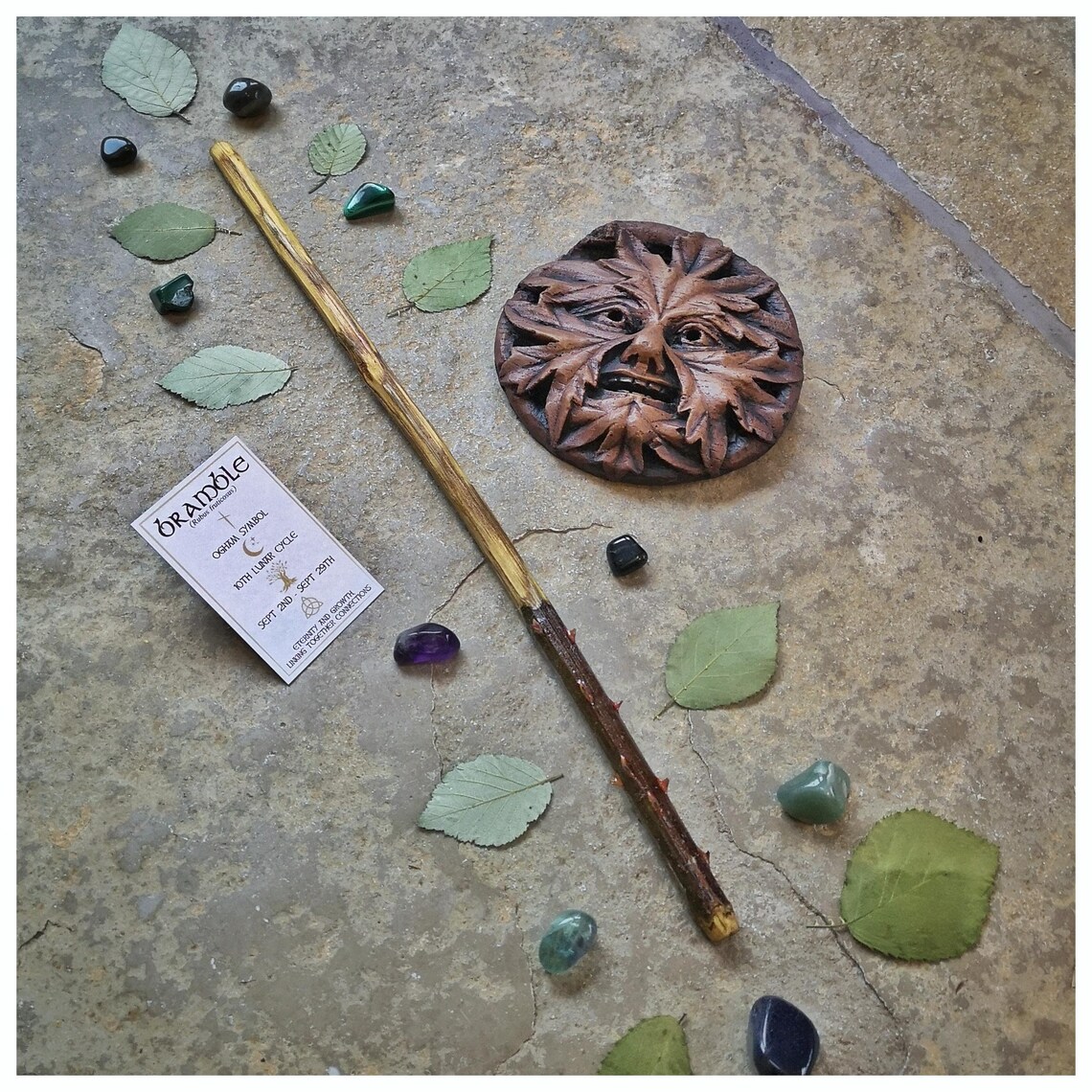 Bramble Ritual Ogham Wand Magical Forest Tools Made to Order With ...