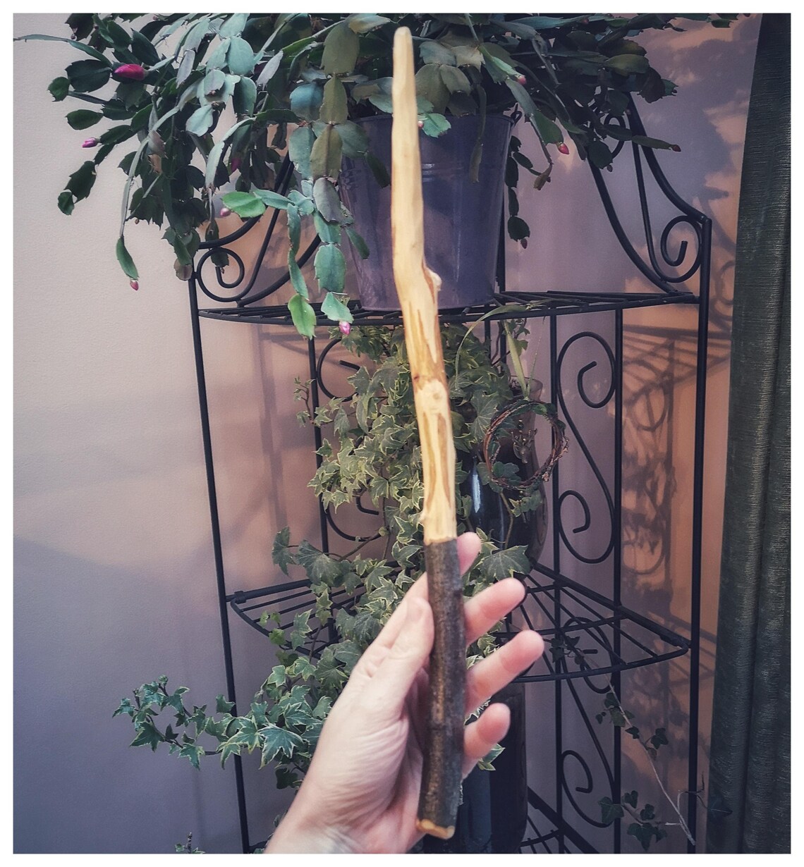 Hawthorn Ritual Ogham Wand Magical Forest Tools Hand made | Etsy