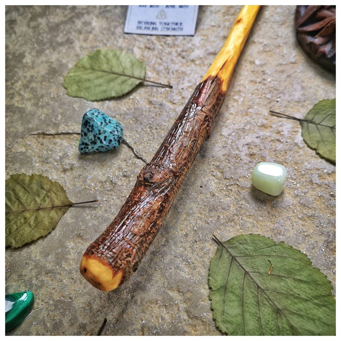 Alder Ritual Ogham Wand Magical Forest Tools Hand Made to - Etsy