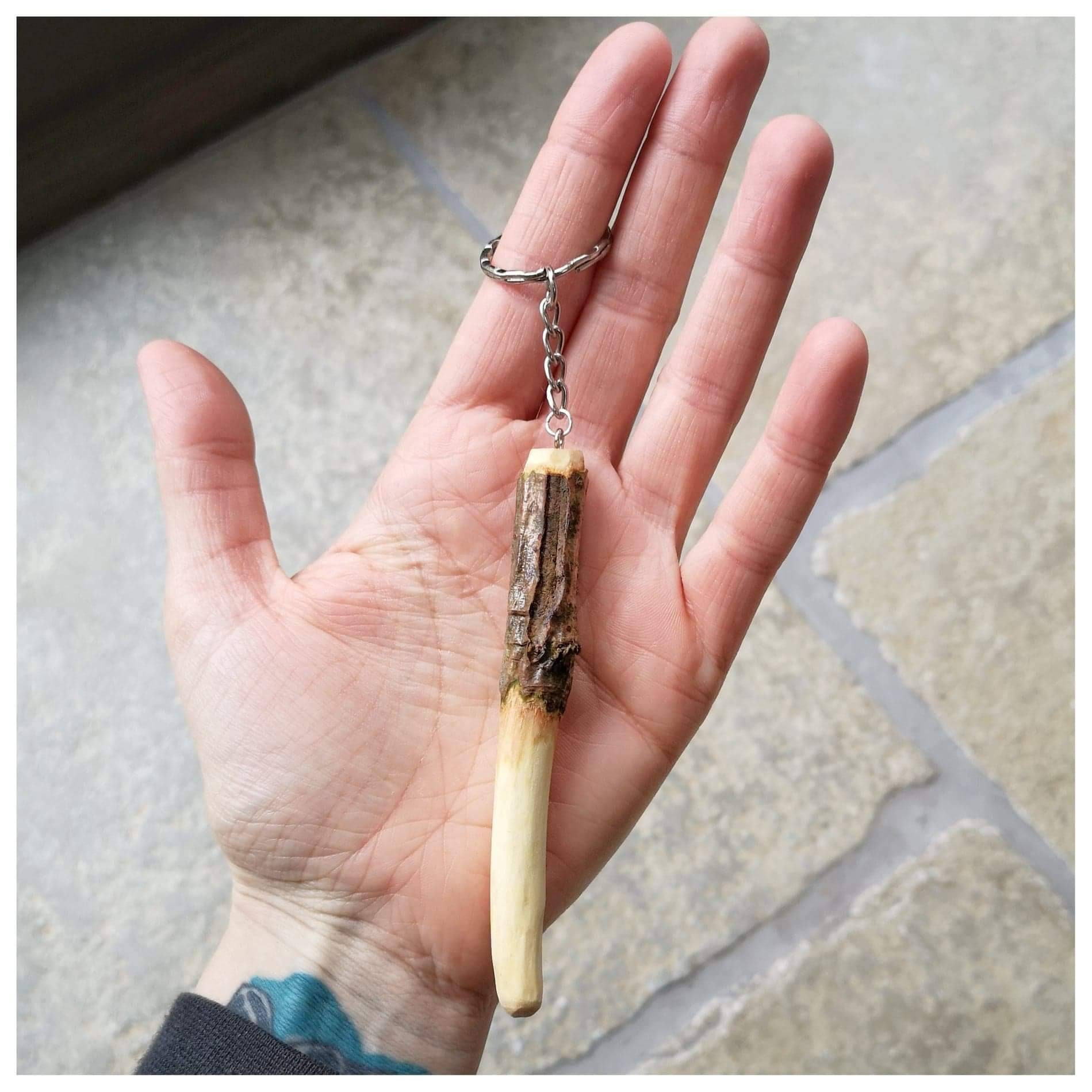Rowan Mountain Ash Ogham Keyring Ritual Wand Hand Made to - Etsy