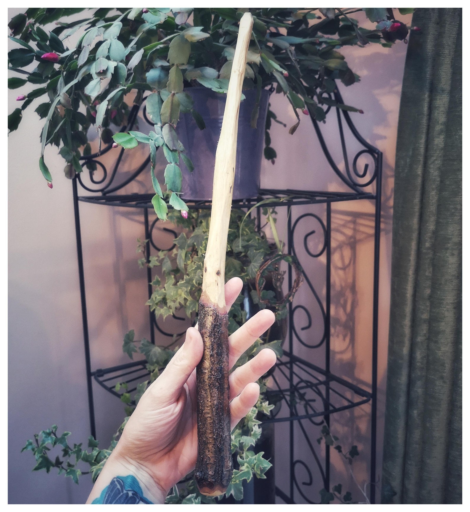 Oak Ritual Ogham Wand Magical Forest Tools Hand Made to Order Celtic ...