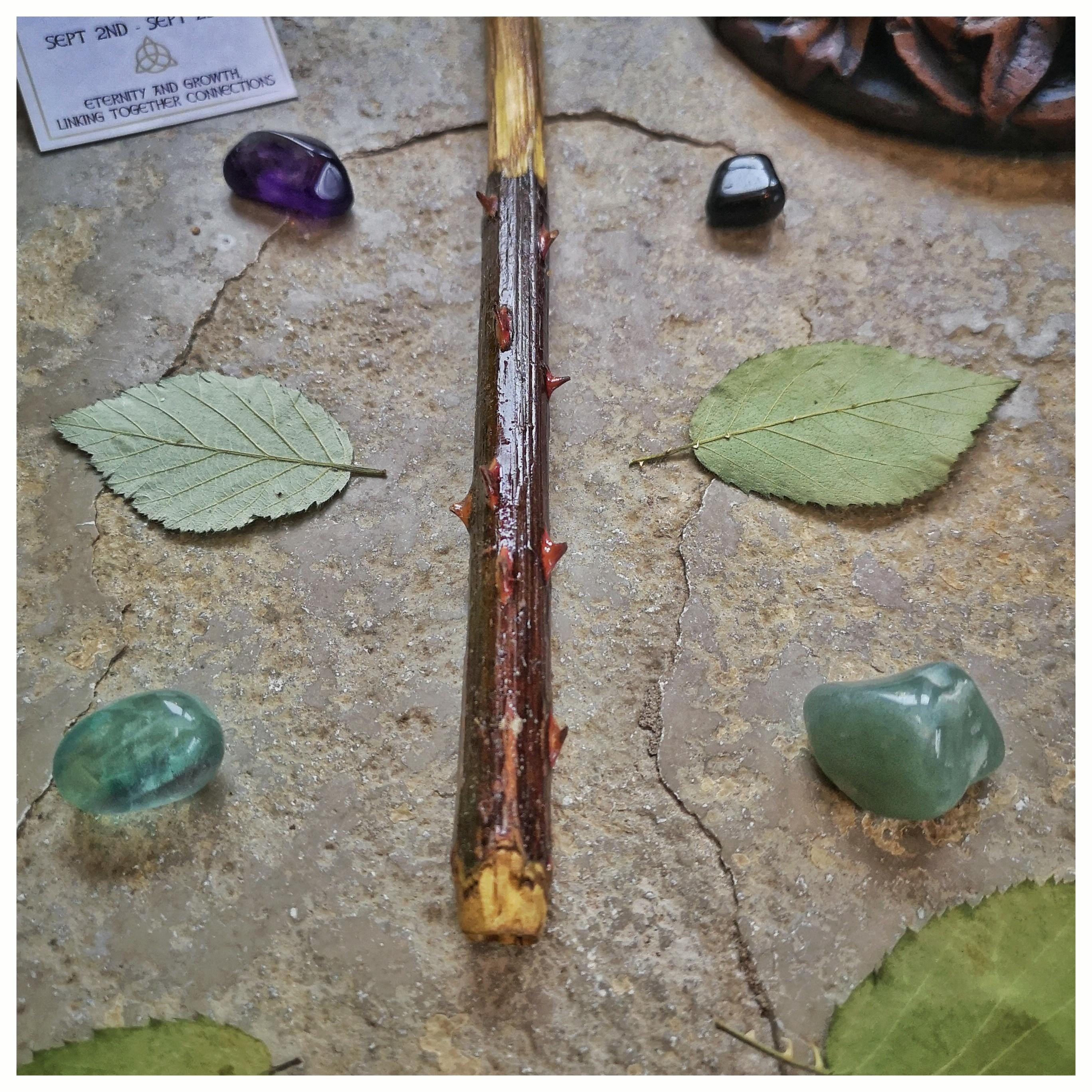Bramble Ritual Ogham Wand Magical Forest Tools Made to Order With ...