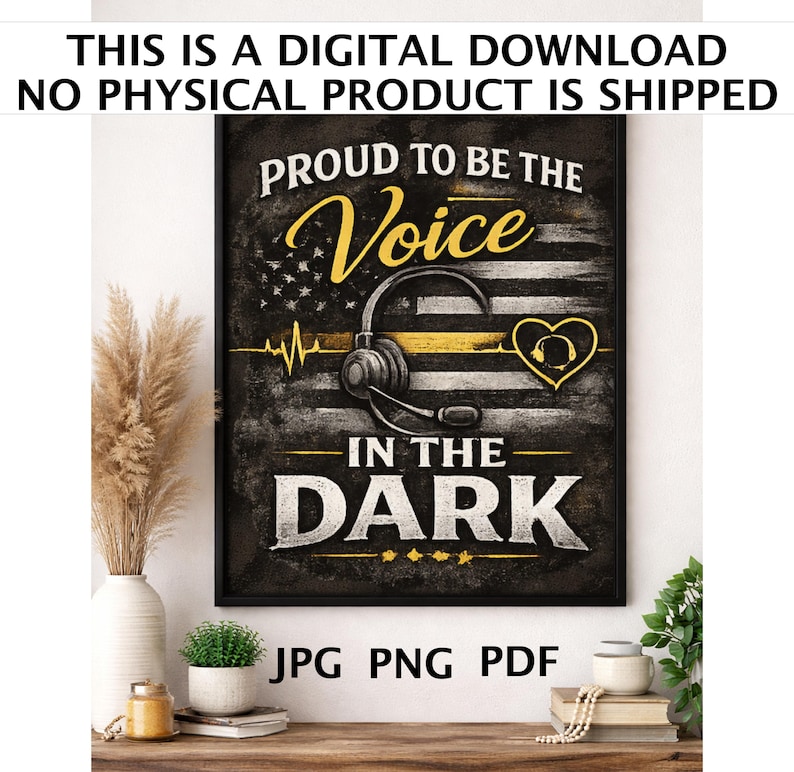 911 Dispatcher PNG | Thin Gold Line Design (digital Download) - Etsy