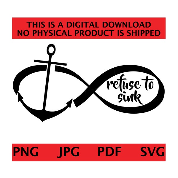 Infinity Anchor - Etsy