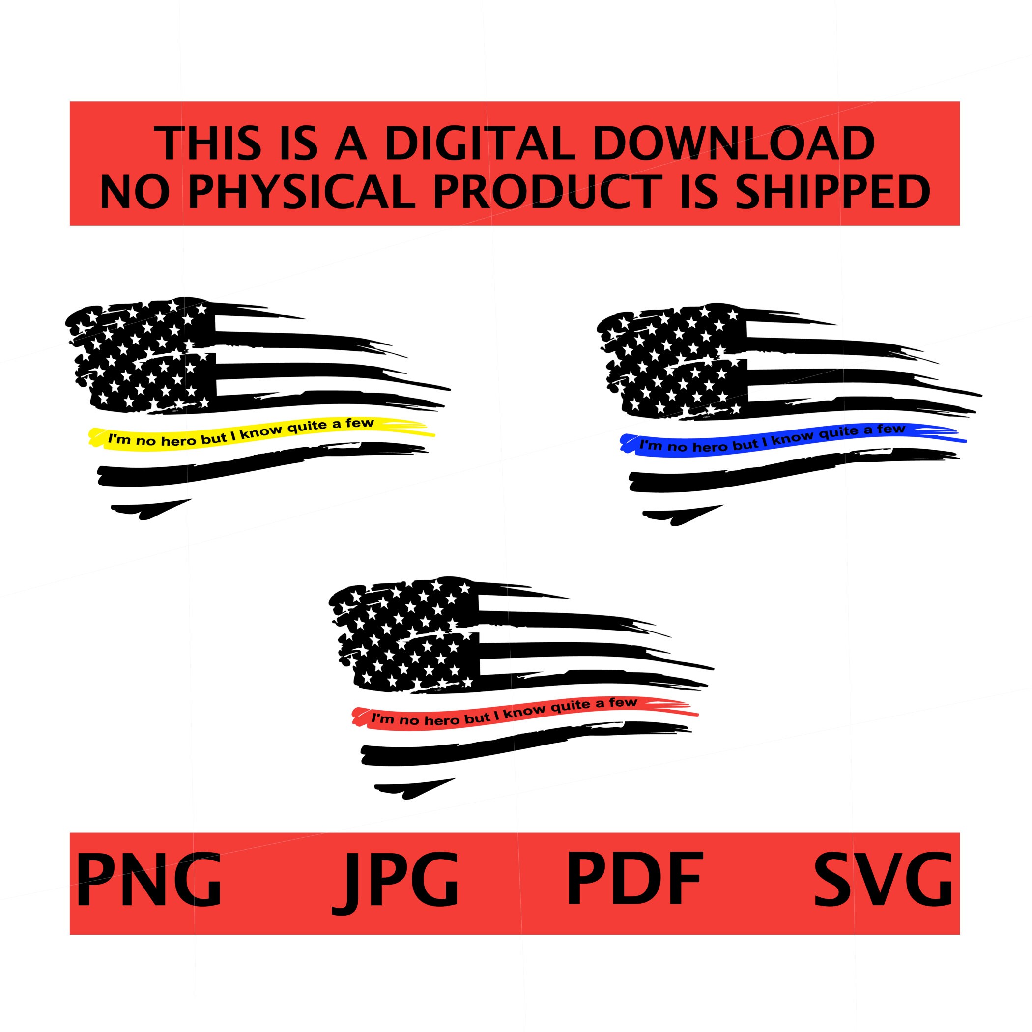 First Responder Police Fire Dispatcher Flags - Blue Red Gold Line ...