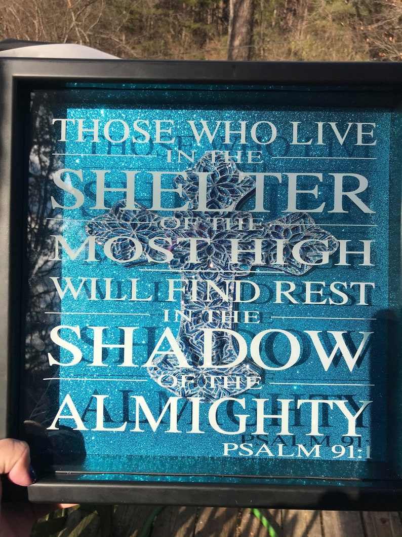 Custom Bible Verse Shadow Box/frame | Etsy
