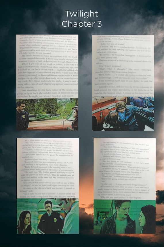 Twilight Book Overlays Chapter 3 - Etsy