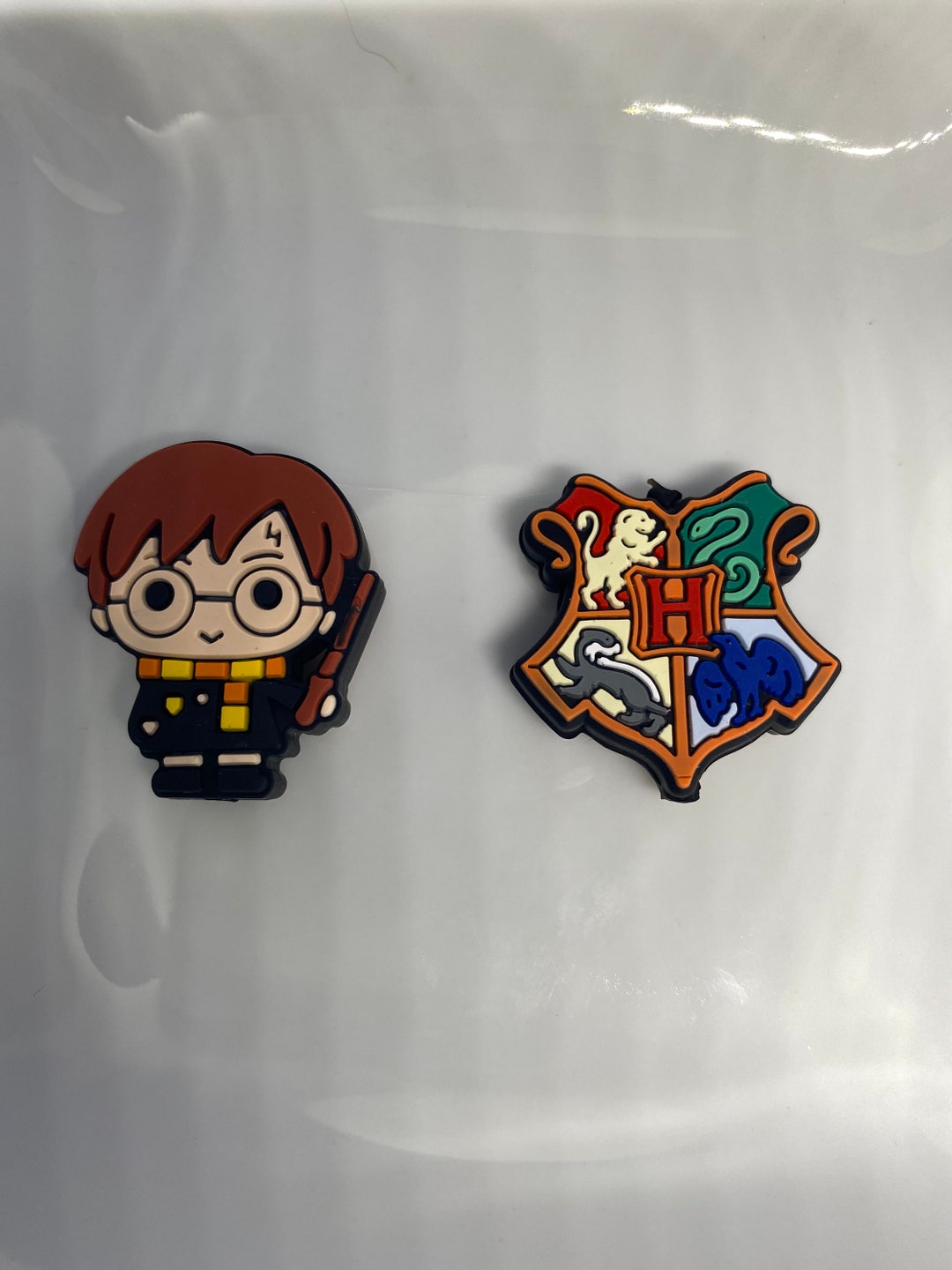 Wizard Boy and School Crest Focal Beads - Etsy