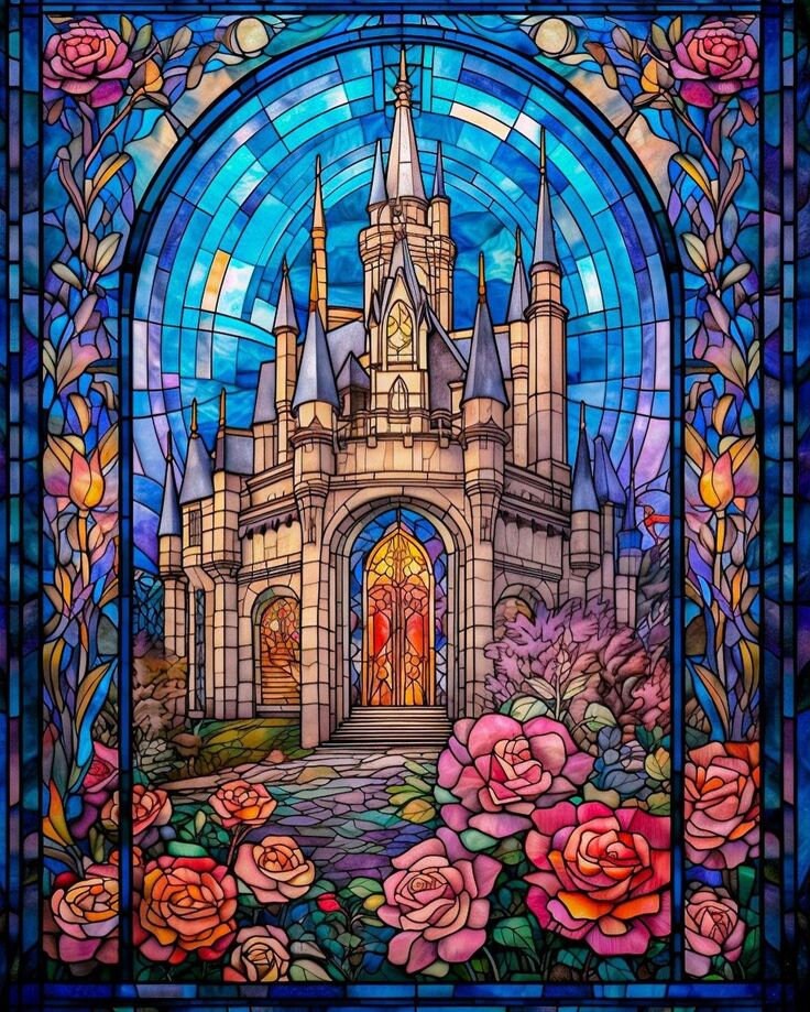 Castle in the Glass PNG - Etsy