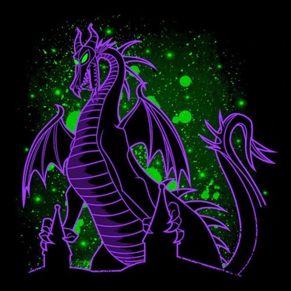 The Purple Dragon PNG - Etsy