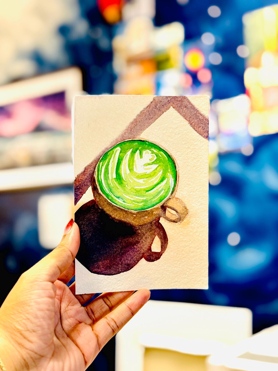 PRINT Tea Time Matcha, Still Life Painting, Japanese Lifestyle, Wall ...
