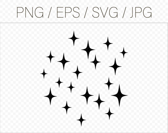 Embellishments Paper, Party & Kids Stars svg Star svg Stars background ...