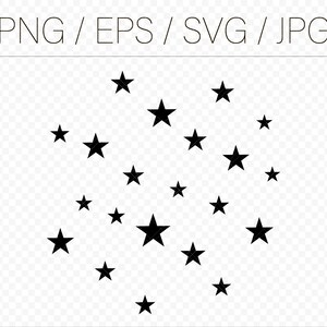 Stars Svg Star Svg Galaxy Svg Star Background Svg Vector Stars | Etsy