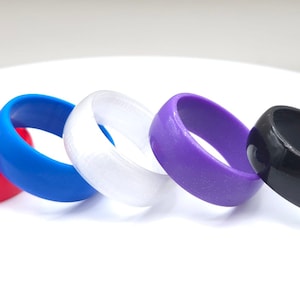 Stylish 3D Printed Ring - Custom Finish, Lightweight & Durable - Etsy