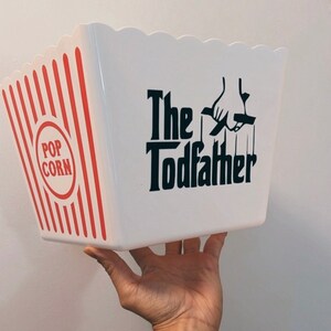 Make Your Own Popcorn Bucket | Movie Night | Custom Popcorn Bowl ...