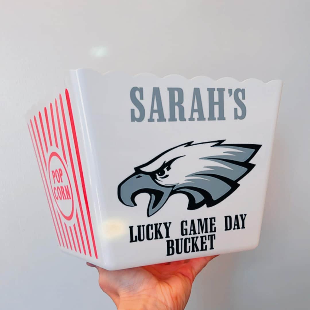 Philadelphia Eagles NFL Popcorn Bucket | Custom Popcorn Bowl | NY ...