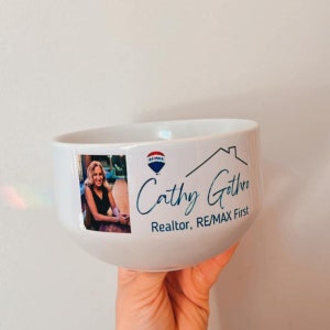 PRINT Your Image Bowl | Logo Custom Bowl | Custom Cereal Bowl | Photo ...