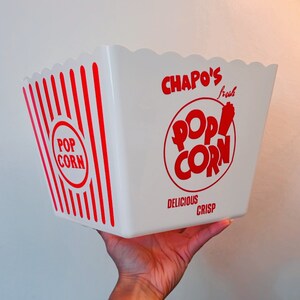 Make Your Own Popcorn Bucket | Movie Night | Custom Popcorn Bowl ...