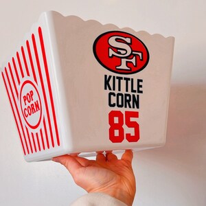 Denver Broncos Popcorn Bucket Custom Popcorn Bowl NY Giants Seahawks ...