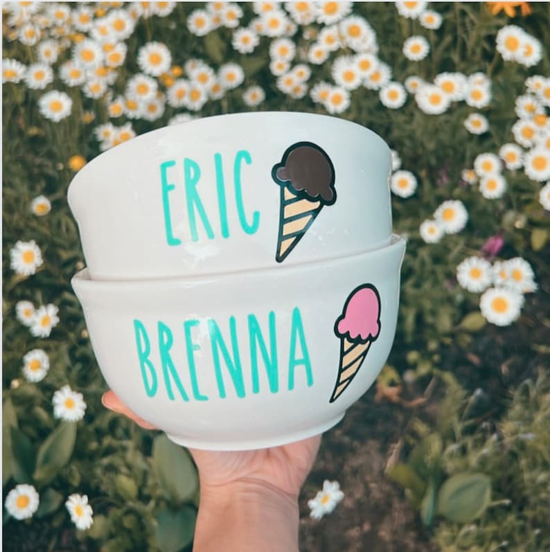 Make Your Own Custom Bowl | Logo Personalized Bowl | Ice Cream Bowl ...