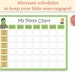 Printable Weekly Potty Training Schedule Pages, Potty Training Sticker ...