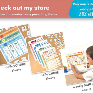 Potty Training Chart Printable Potty Training Sticker Chart | Etsy