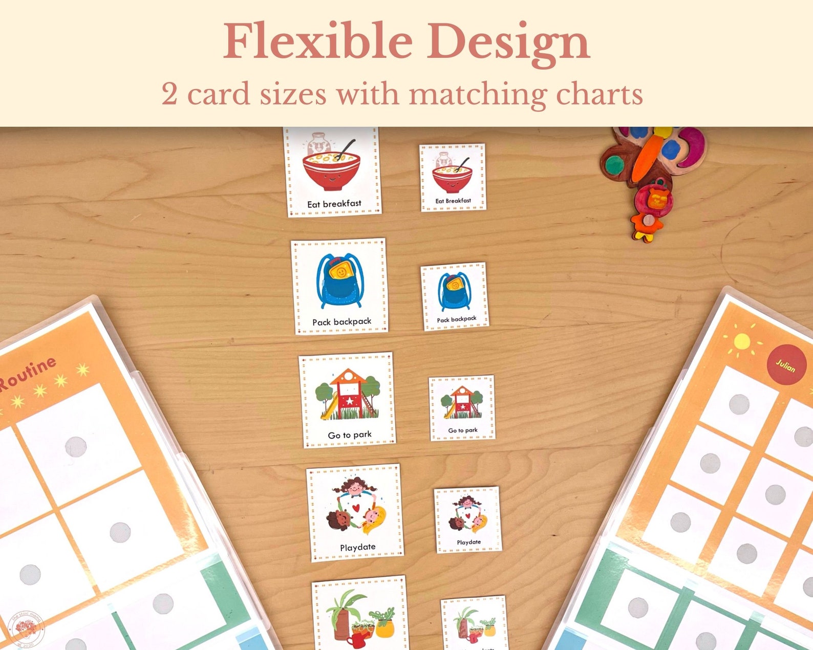Daily Editable Routine Cards & Charts for Kids Rhythm Cards - Etsy