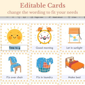 Personalized Daily Routine Charts for Kids With Editable Cards, Rhythm ...