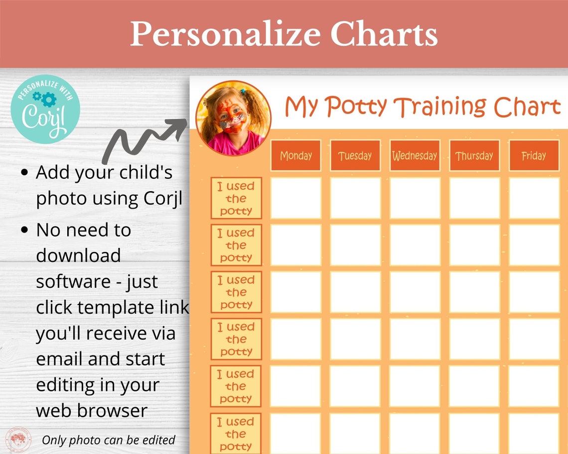 Potty Training Schedule Chart Printable, Potty Training Sticker Chart ...