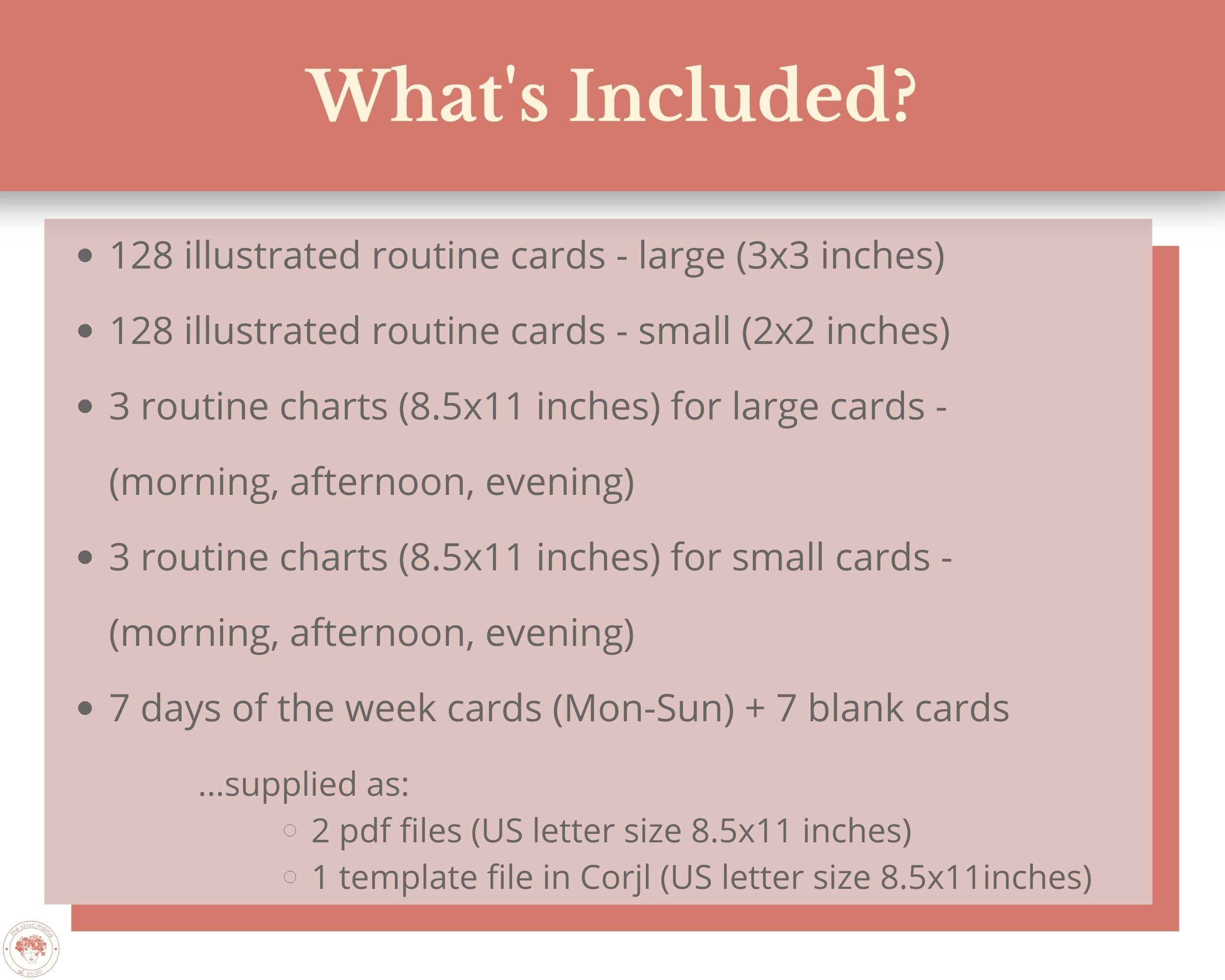 Personalized Daily Routine Charts for Kids With Editable Cards, Rhythm ...